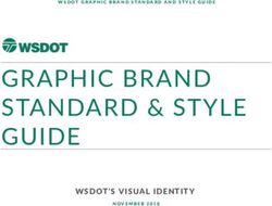 GRAPHIC BRAND STANDARD & STYLE GUIDE - WSDOT'S VISUAL IDENTITY - WSDOT ...