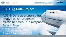 ICAO Big Data Project ADS B Data as a source for analytical solutions ...
