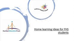 Home learning ideas for FHS students - Frederick Holmes School