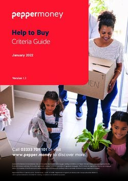Help to Buy Criteria Guide - January 2022 - Pepper Money