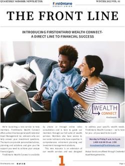 INTRODUCING FIRSTONTARIO WEALTH CONNECT- A DIRECT LINE TO FINANCIAL ...