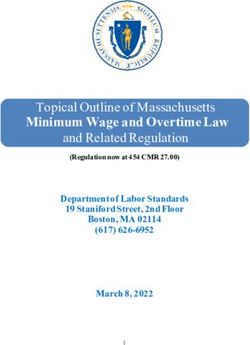Minimum Wage and Overtime Law - Topical Outline of Massachusetts and ...