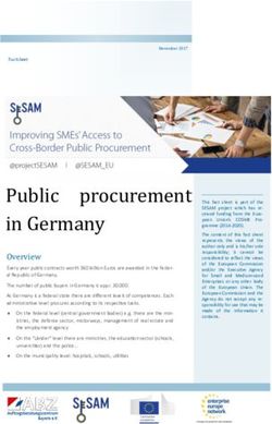 Public procurement in Germany - Overview