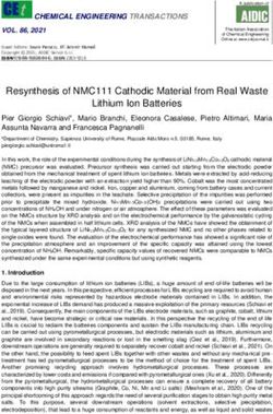 Resynthesis of NMC111 Cathodic Material from Real Waste Lithium Ion ...