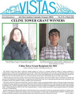 CELINE TOWER GRANT WINNERS - Alta Vista's Community ...