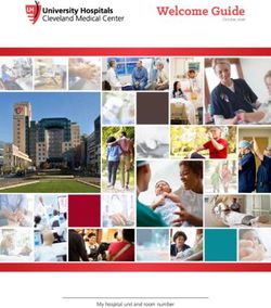 Welcome Guide - My hospital unit and room number - University Hospitals