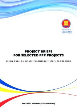 PROJECT BRIEFS FOR SELECTED PPP PROJECTS - ASEAN