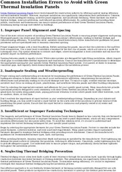 Common Installation Errors to Avoid with Green Thermal Insulation Panels