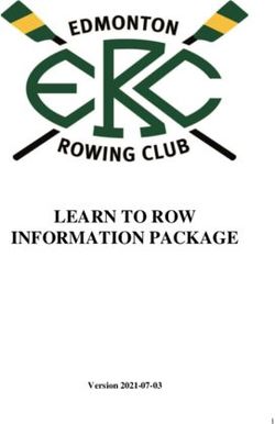 LEARN TO ROW INFORMATION PACKAGE - Version 2021-07-03