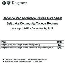 REGENCE MEDADVANTAGE RETIREE RATE SHEET SALT LAKE COMMUNITY COLLEGE ...