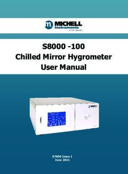 S8000 -100 Chilled Mirror Hygrometer User Manual - 97606 Issue 1 June ...