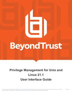 Privilege Management for Unix and Linux 21.1 User Interface Guide