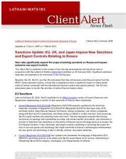 Sanctions Update: EU, UK, and Japan Impose New Sanctions and Export ...