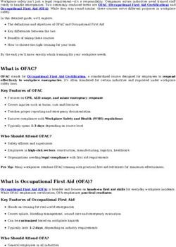 OFAC vs Occupational First Aid: What’s the Difference?
