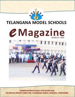 Magazine TELANGANA MODEL SCHOOLS - COMMISSIONER SCHOOL EDUCATION AND EX ...