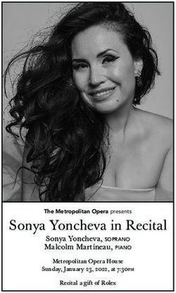 Sonya Yoncheva in Recital - Sonya Yoncheva, soprano Malcolm Martineau ...