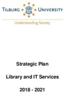 Strategic Plan Library and IT Services 2018 2021 - Tilburg ...