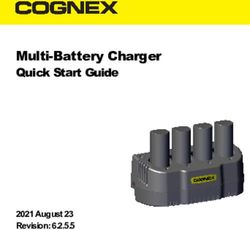 MULTI-BATTERY CHARGER - QUICK START GUIDE 2021AUGUST23 REVISION:6.2.5.5