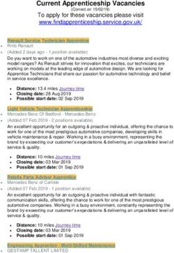 Current Apprenticeship Vacancies