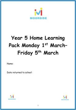 Year 5 Home Learning Pack Monday 1st March-Friday 5th March - Name ...