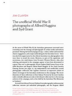 JIM CLAVEN The unofficial World War II photographs of Alfred Huggins ...