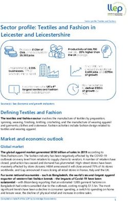 Sector profile: Textiles and Fashion in Leicester and Leicestershire - LLEP