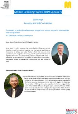 Mobile Learning Week 2019 Speakers - Workshops 'Learning and skills ...
