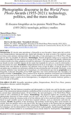 Photographic discourse in the World Press Photo Awards (1955-2021 ...