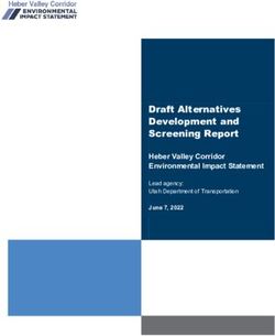 Draft Alternatives Development and Screening Report - Heber Valley ...