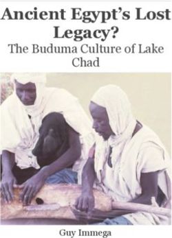 Ancient Egypt's Lost Legacy? - The Buduma Culture of Lake Chad - Guy ...