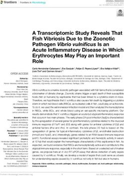A Transcriptomic Study Reveals That Fish Vibriosis Due to the Zoonotic ...