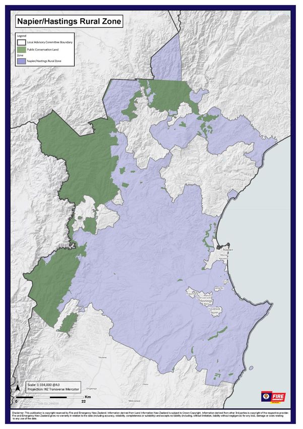 Hawke's Bay, Te Ūpoko - Fire Plan for - Fire and Emergency New Zealand