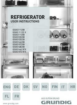 REFRIGERATOR USER INSTRUCTIONS - DE HR - Side-by-Side Kühlschrank Berater