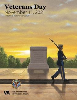 Veterans Day November 11, 2021 - Teachers Resource Guide