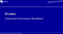 Evotec Corporate Governance Roadshow - Evotec SE, Corporate Governance ...