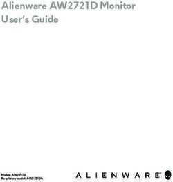 Alienware AW2721D Monitor User's Guide - Dell