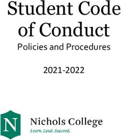 Student Code of Conduct - 2021-2022 Policies and Procedures - Nichols ...