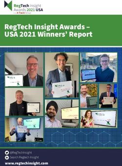 REGTECH INSIGHT AWARDS - USA 2021 WINNERS' REPORT - REGTECH INSIGHT ...