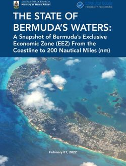 THE STATE OF BERMUDA'S WATERS: A Snapshot of Bermuda's Exclusive ...