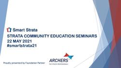 STRATA COMMUNITY EDUCATION SEMINARS 22 MAY 2021 - #smartstrata21 ...