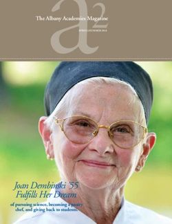 Joan Dembinski '55 Fulfills Her Dream - The Albany Academies Magazine