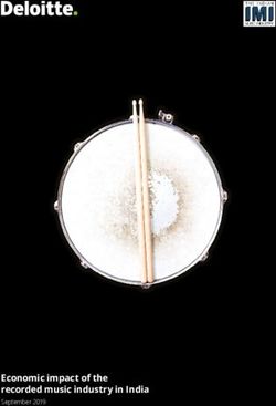 Economic impact of the recorded music industry in India - September ...