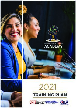 ACADEMY - TRAINING PLAN - Central Bank ...
