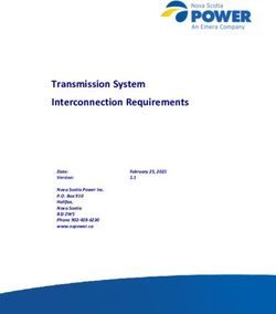 Transmission System Interconnection Requirements