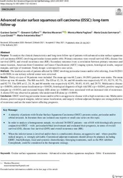 Advanced ocular surface squamous cell carcinoma (OSSC): long term follow up