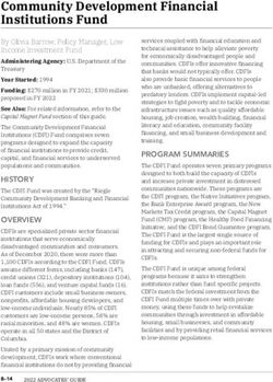 Community Development Financial Institutions Fund 2022 ...