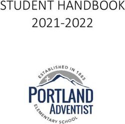 STUDENT HANDBOOK 2021-2022 - Portland Adventist ...