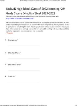 Rockwa High School Class of 2022 Incoming 12th Grade Course Selection ...