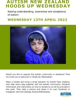 AUTISM NEW ZEALAND HOODS UP WEDNESDAY
