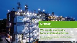 We create chemistry for a sustainable future - ESG Engagement Meeting ...
